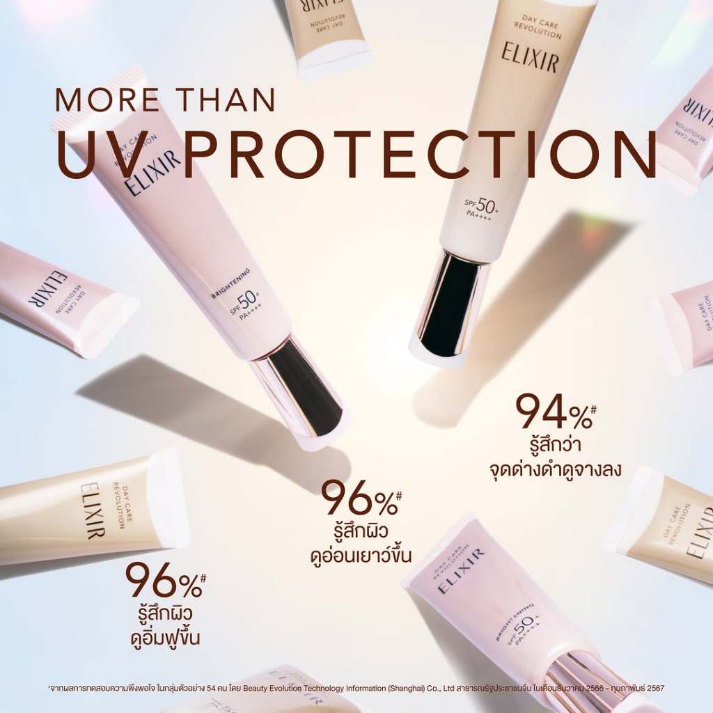 ELIXIR Day Care Revolution SPF50+ PA++++ กันแดด Uv สว่างขึ้นทุกวัน 35 ...