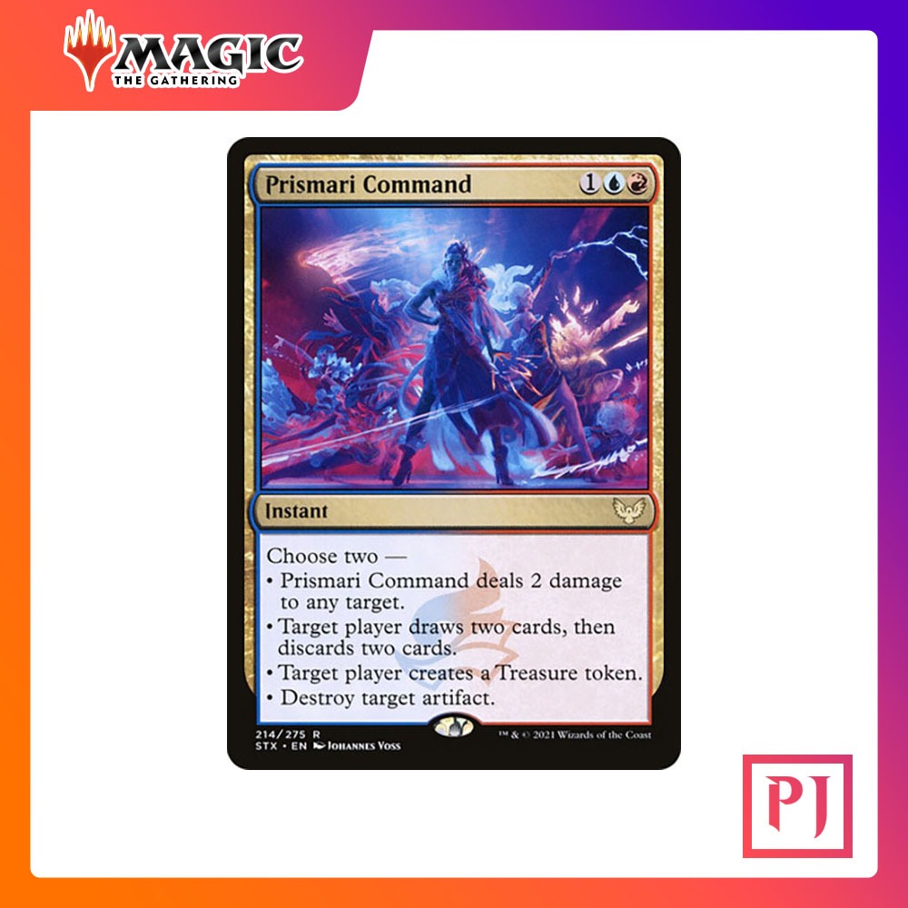 [MTG] Prismari Command [STX] [MULTI] [RARE] [NORMAL] [ENG] (การ์ดเมจิค / Magic the Gathering ...
