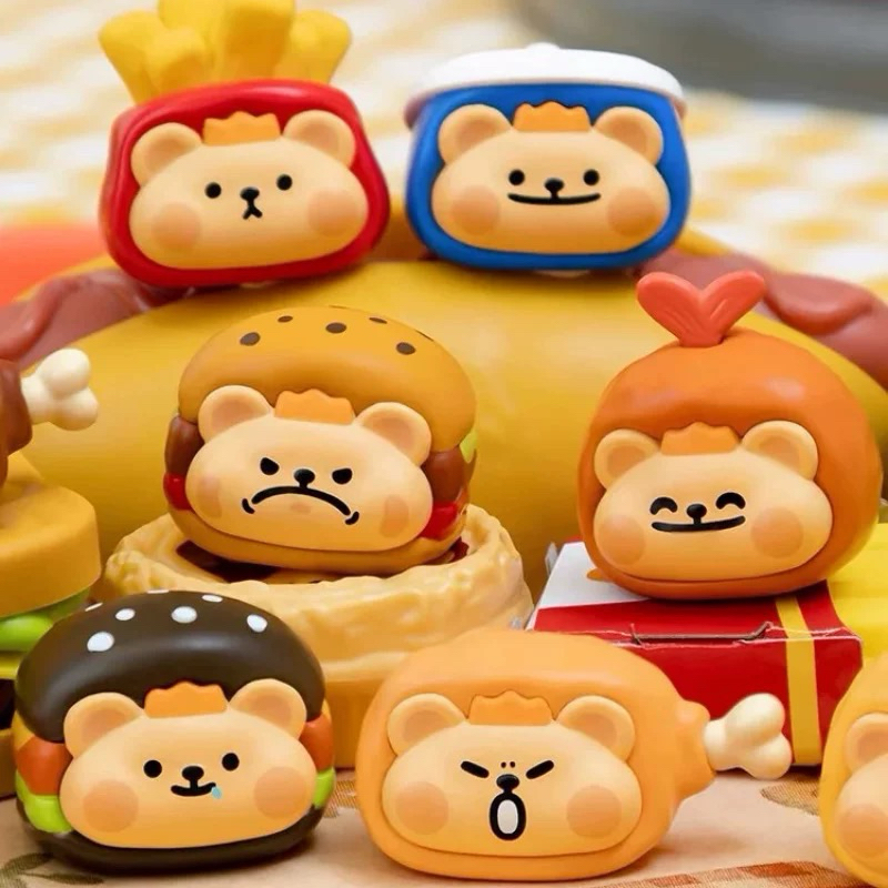 (1สุ่ม=5ชิ้น) Bear Bug Happy Meal Candy Blind Box | Shopee Thailand