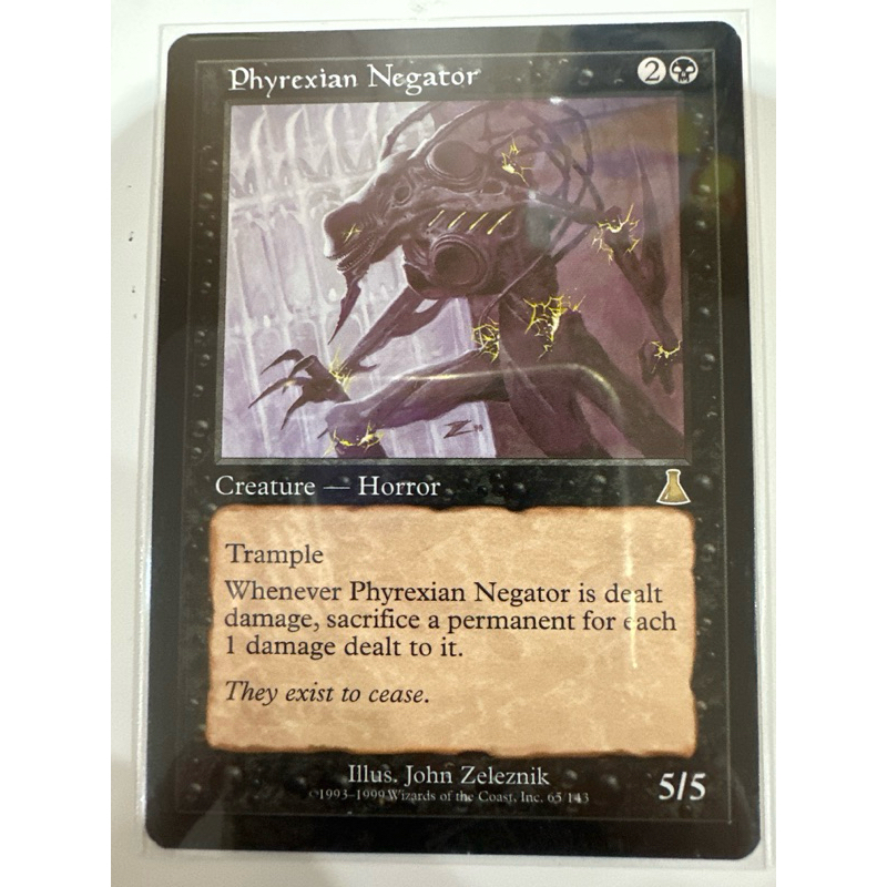 Urza's Destiny: Phyrexian Negator ของแท้พร้อมส่ง MTG Magic the gathering | Shopee Thailand