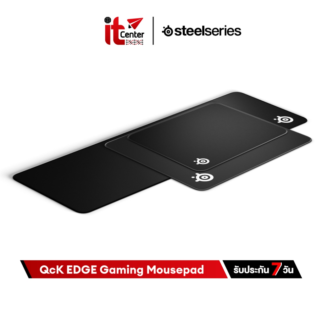 SteelSeries QcK Edge Gaming Mousepad แผ่นรองเม้าส์ แบบ Control รุ่นเย็บ ...