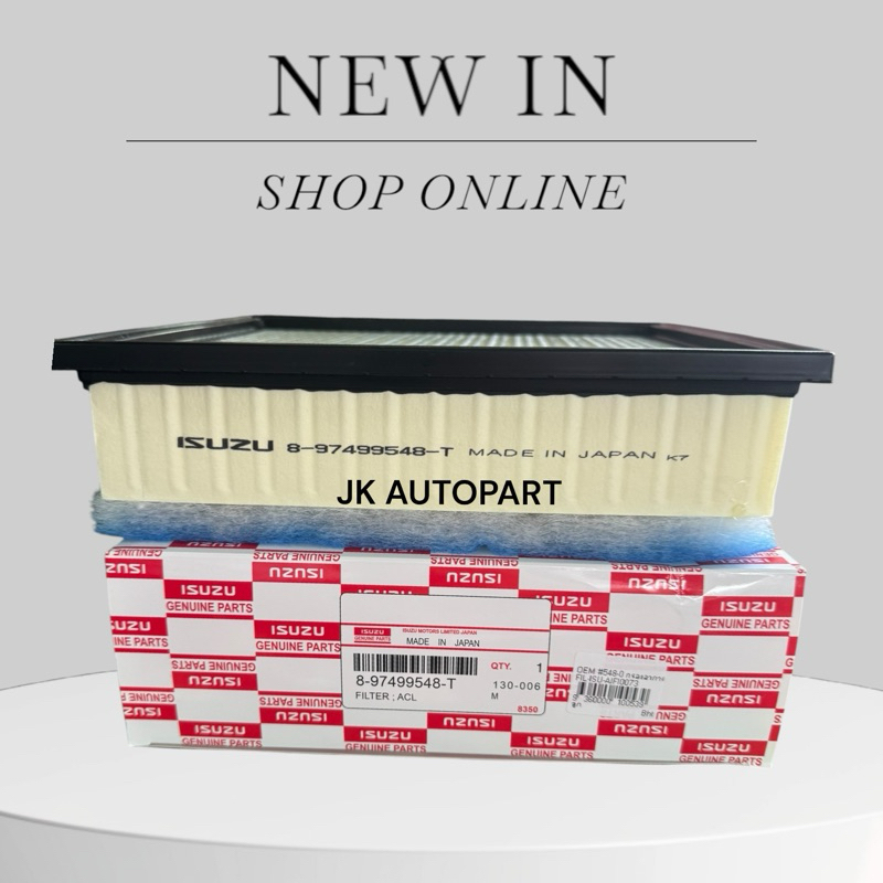 กรองอากาศ ALL NEW D-MAX1.9-3.0 ปี2020-2023 #MU-X 1.9 ปี2020-23 รหัส ...