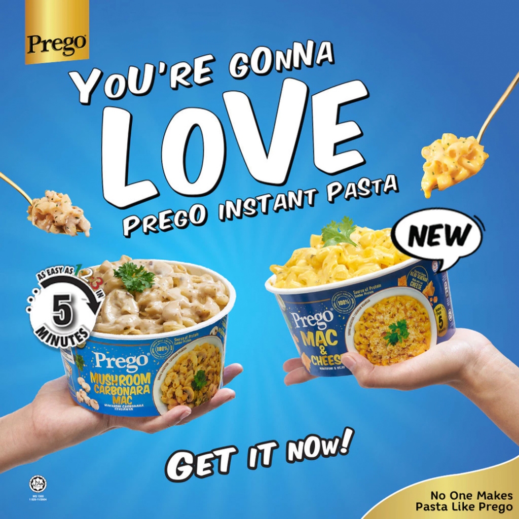 พรีโก้ มะกะโรนีพร้อมปรุง Prego Instant Pasta Bowl 2รสอร่อย | Shopee ...