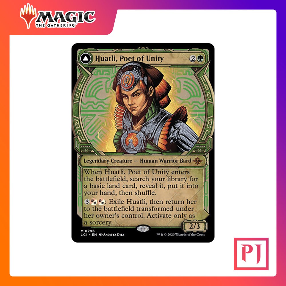 [MTG] Huatli, Poet of Unity (Showcase) [LCI] [GREEN] [RARE] [NORMAL ...