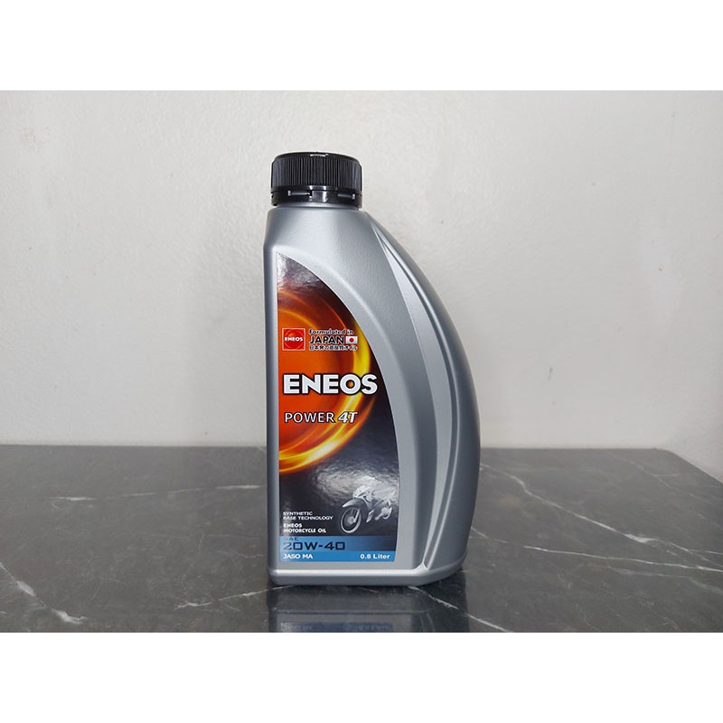 ENEOS POWER 4T 20W-40 น้ำมันเครื่องเทคโนโลยีสังเคราะห์ สำหรับรถมอเตอร์ไซค์เกียร์ธรรมดา 4 จังหวะ ...