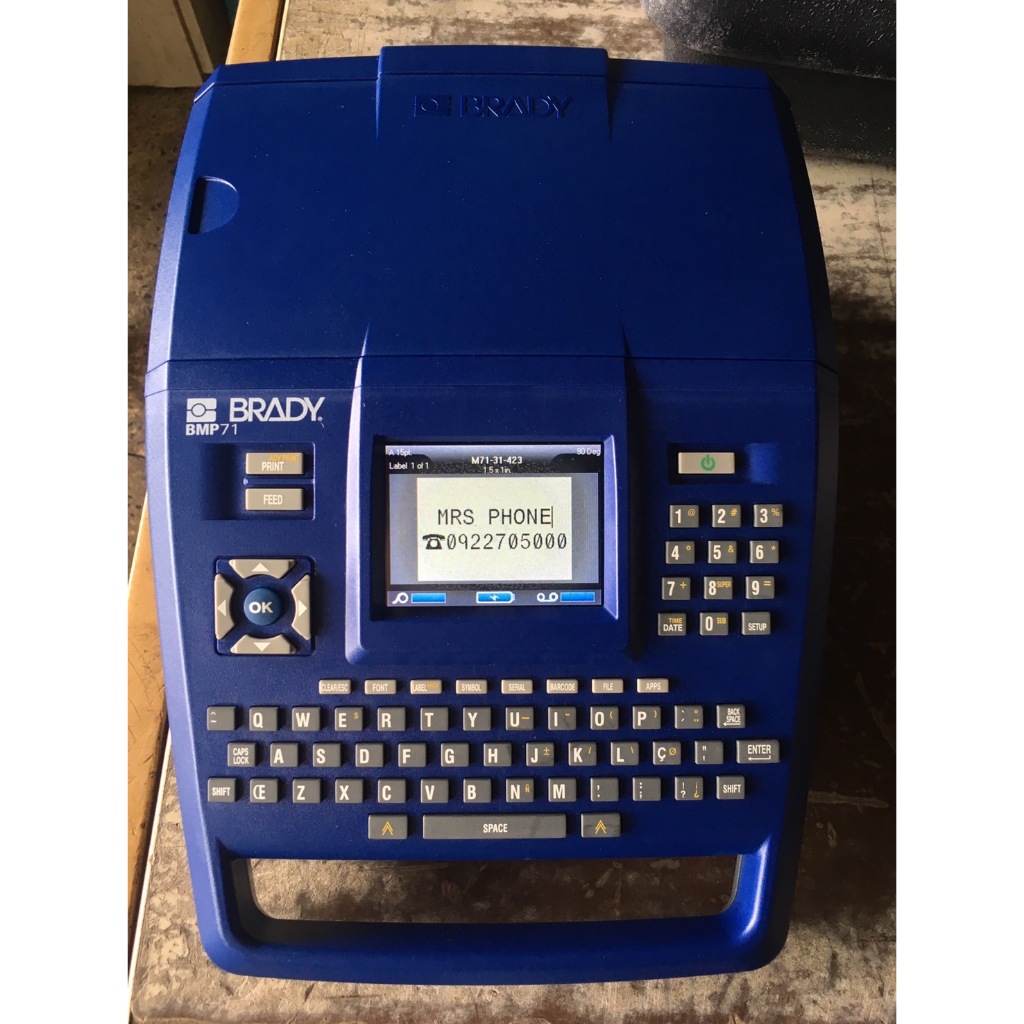 Brady เครื่องพิมพ์สติ๊กเกอร์ ลาเบล BRADY BMP71 LABEL PRINTER มือสอง สภาพดี | Shopee Thailand