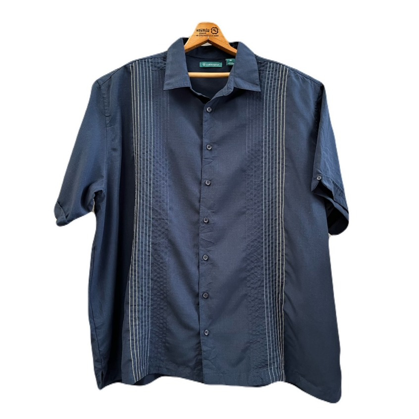 เสื้อฮาวาย เชิ้ต Big size อ61/ห22/ย32 แบรนด์ Cubavera 100%Polyester มือ ...