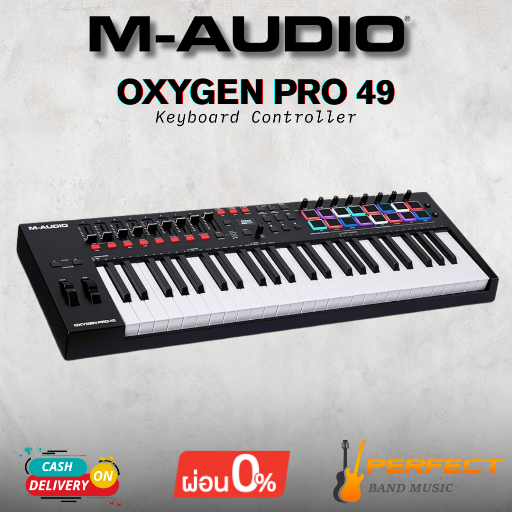 คีย์บอร์ด M-Audio Oxygen Pro 49 Keyboard Controller [ผ่อน 0% 10เดือน ...