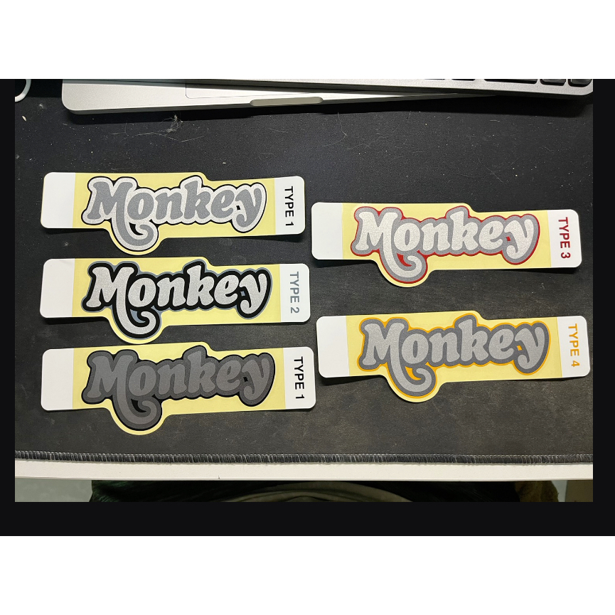 เครื่องหมาย Monkey แท้จากศูนย์ สติกเกอร์ Honda Monkey 125 | Shopee Thailand
