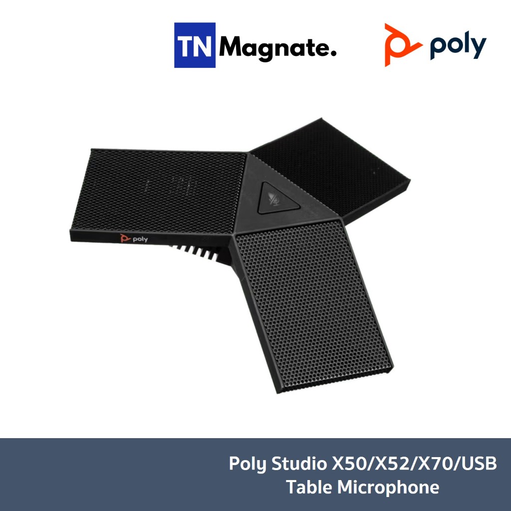 [สตูดิโอไมโครโฟน] Poly Studio X50/X52/X70/USB Table Microphone | Shopee ...