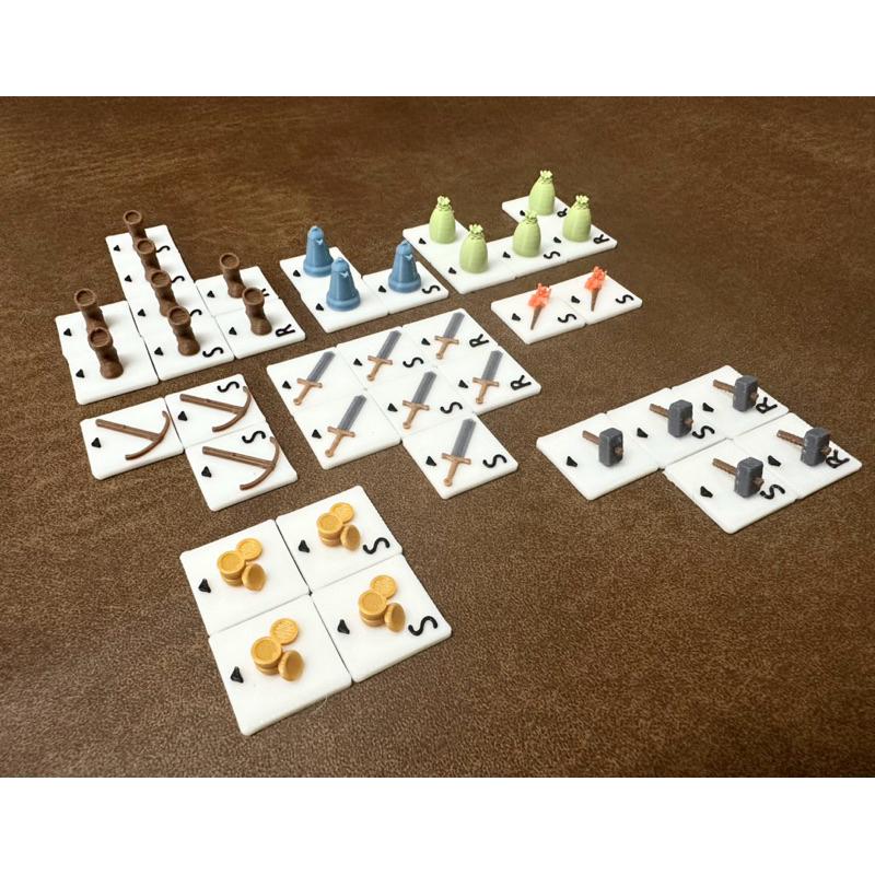 [Plastic] Root [TH/EN]Baord Game: Crafting Token Set (Multicolor) - ชุด ...