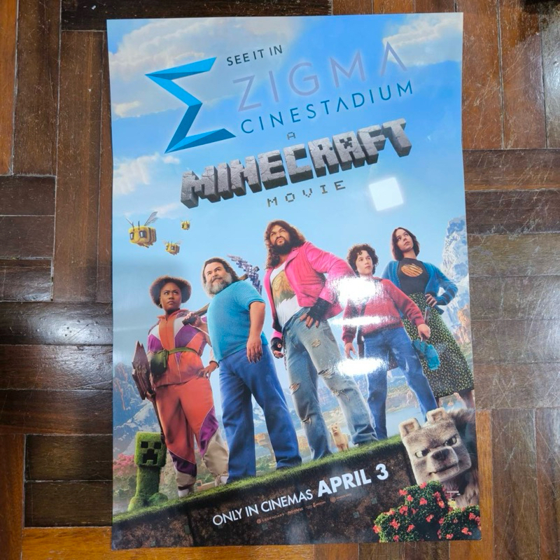 Minecraft the Movie Poster ลิขสิทธิ์แท้จากSF | Shopee Thailand