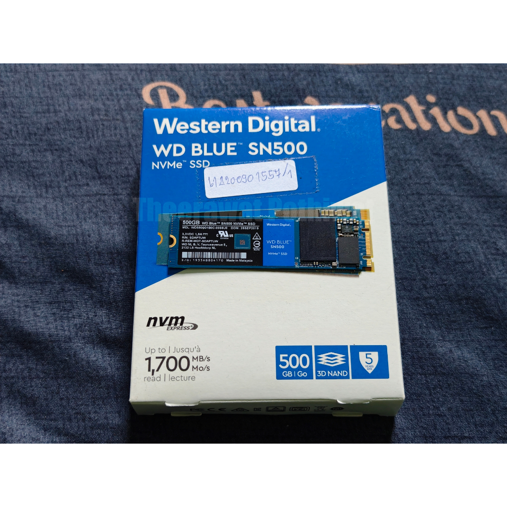 [มือสอง] [SSD] WD Blue SN500 NVMe 500GB | Shopee Thailand