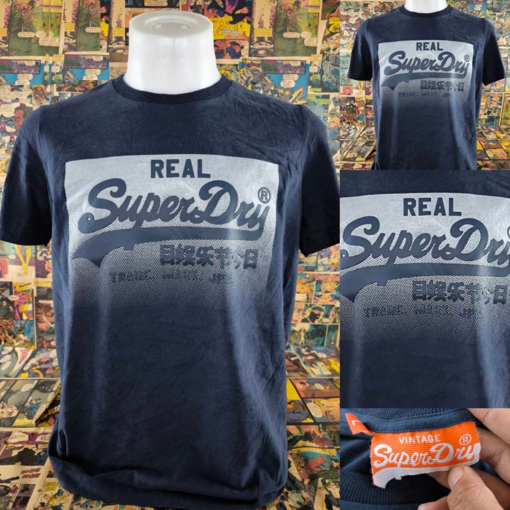 เสื้อ Superdry Vintage Box Gradient | Shopee Thailand