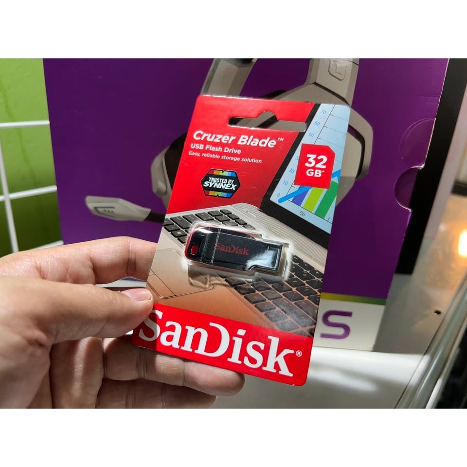 Flashdrive ของใหม่แกะกล่อง Sandisk Cruzer Blade 32GB | Shopee Thailand