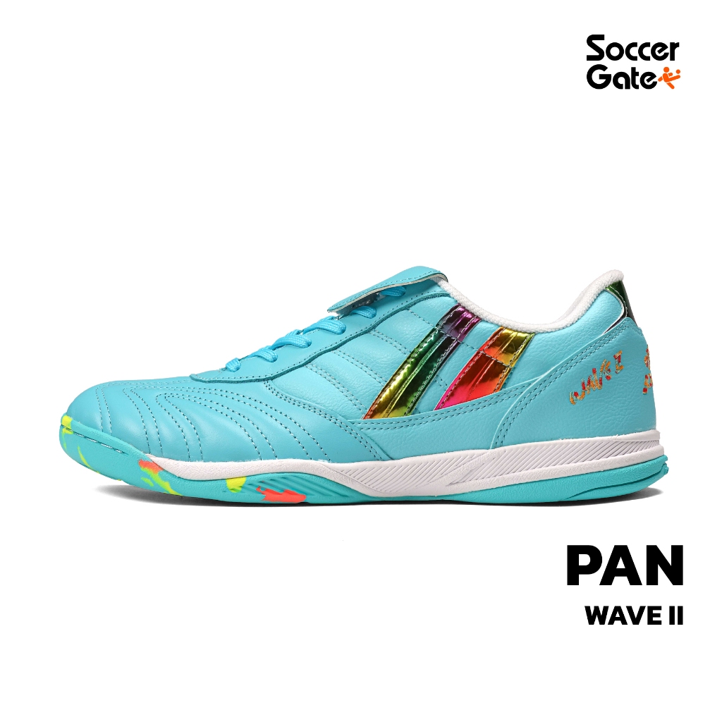 PAN WAVE II FUTSAL RAINBOW รองเท้าฟุตซอลของแท้ [โค้ด SOCC06JUN ลดสูงสุด ...