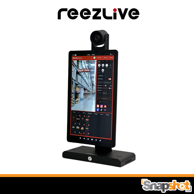 REEZLIVE LIVE STREAMING MACHINE (เครื่องไลฟ์สตรีม) 16/256GB (GEN 2 ...