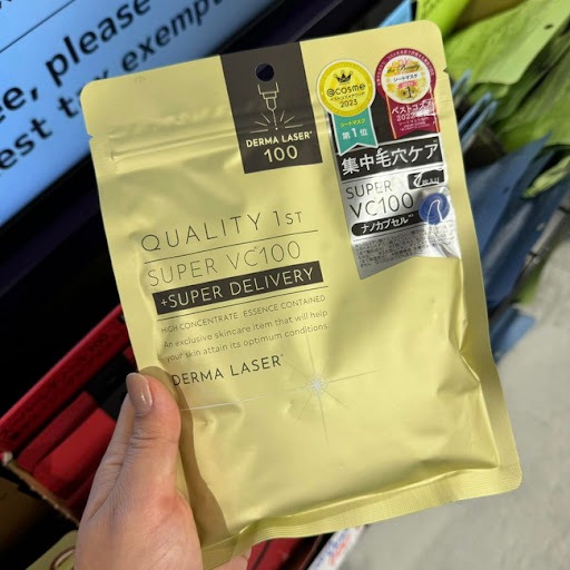 🎌พร้อมส่ง 1 กย 🇹🇭🌟QUALITY 1st Derma Laser Super VC100 Face Care - 7 sheet | Shopee Thailand