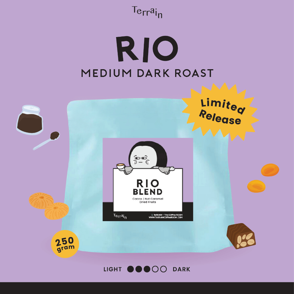 เมล็ดกาแฟคั่วกลาง Rio Blend 250g | Shopee Thailand