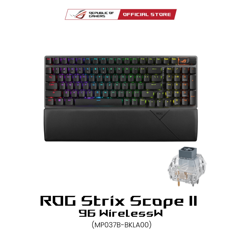 ASUS ROG Strix Scope II 96 Wireless, NX Storm Switch, Keyboard TH, RGB ...