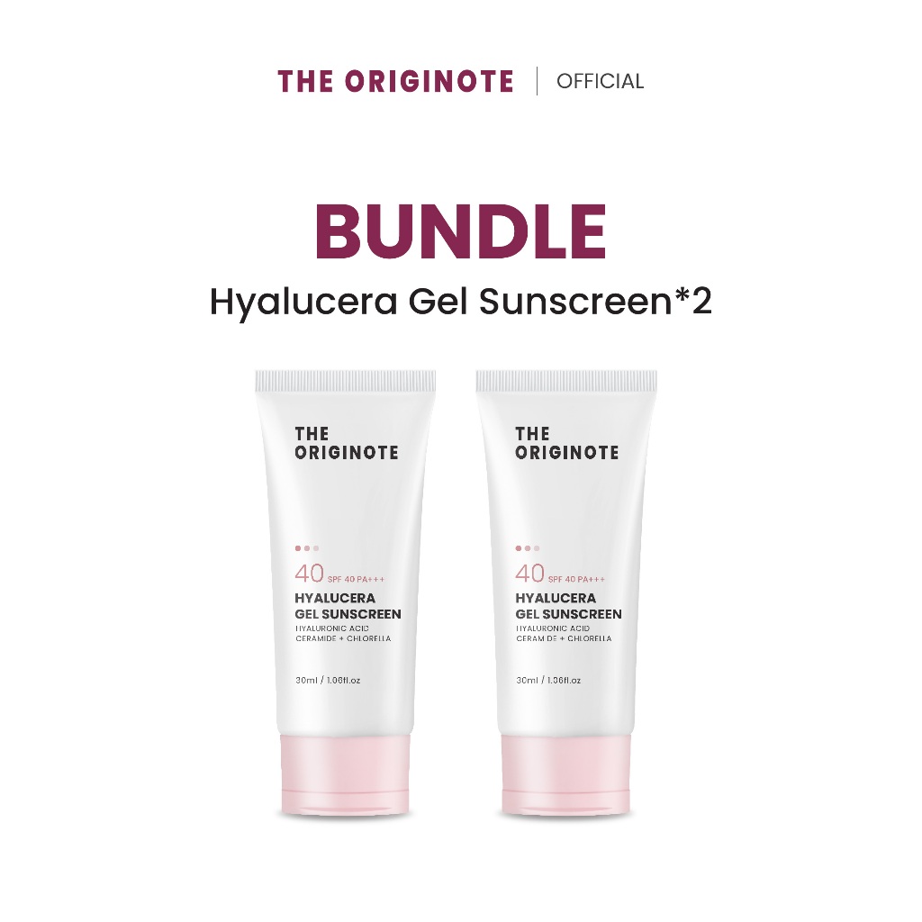 The Originote Hyalucera Gel Sunscreen SPF 40 PA+++ ครีมกันแดดเนื้อเจลใส ...