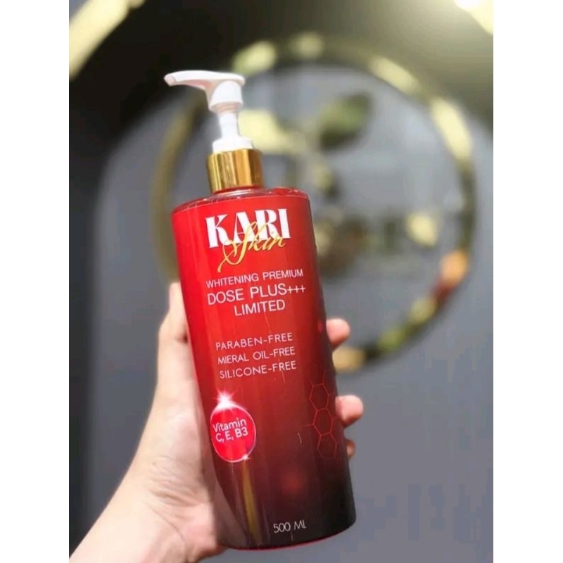 โดสแดงคาริสกิน Kari Skin ล็อตใหม่ ไซส์ใหญ่(ลิมิเต็ด) 500 ml(ใช้ผสมกับ ...