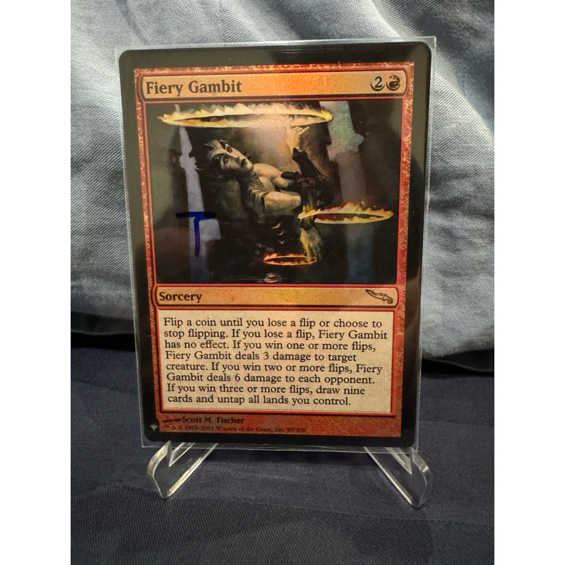 MTG Mystery Booster/The List: Fiery Gambit (Foil) | Shopee Thailand
