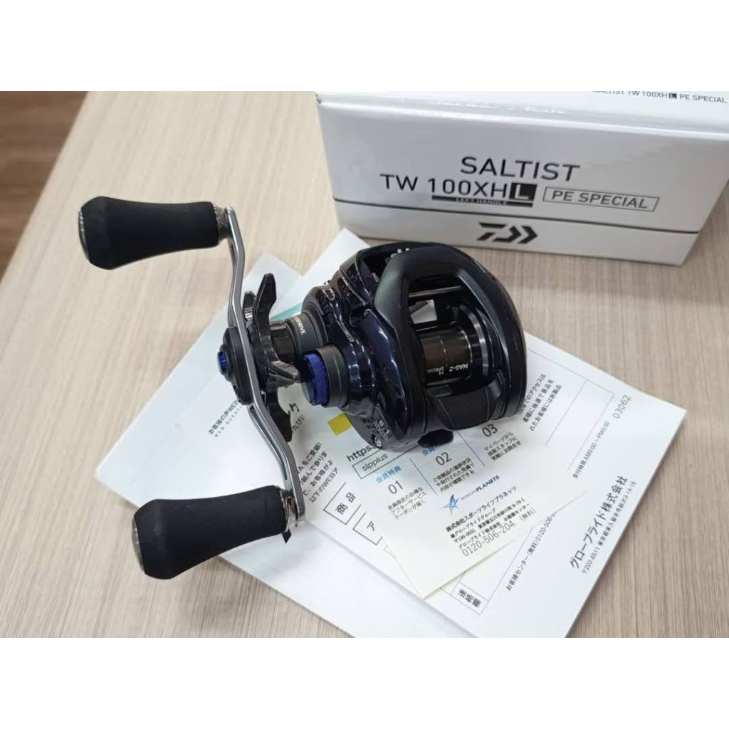 Daiwa SALTIS TW 100XHL PE SPECIAL รอกตกปลามือสองเจแปน | Shopee Thailand