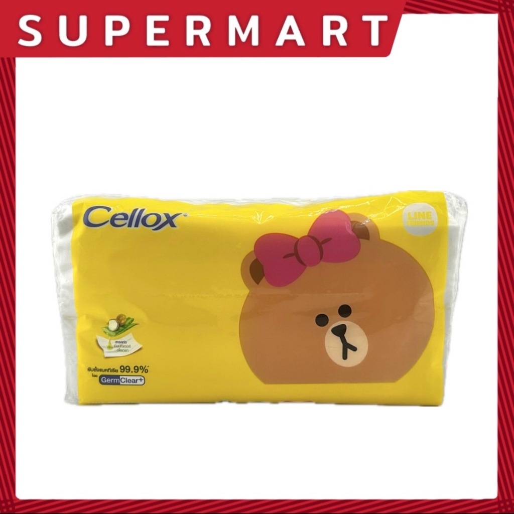SUPERMART Cellox Line Friends 110 แผ่น*1 ห่อ #1701028 | Shopee Thailand