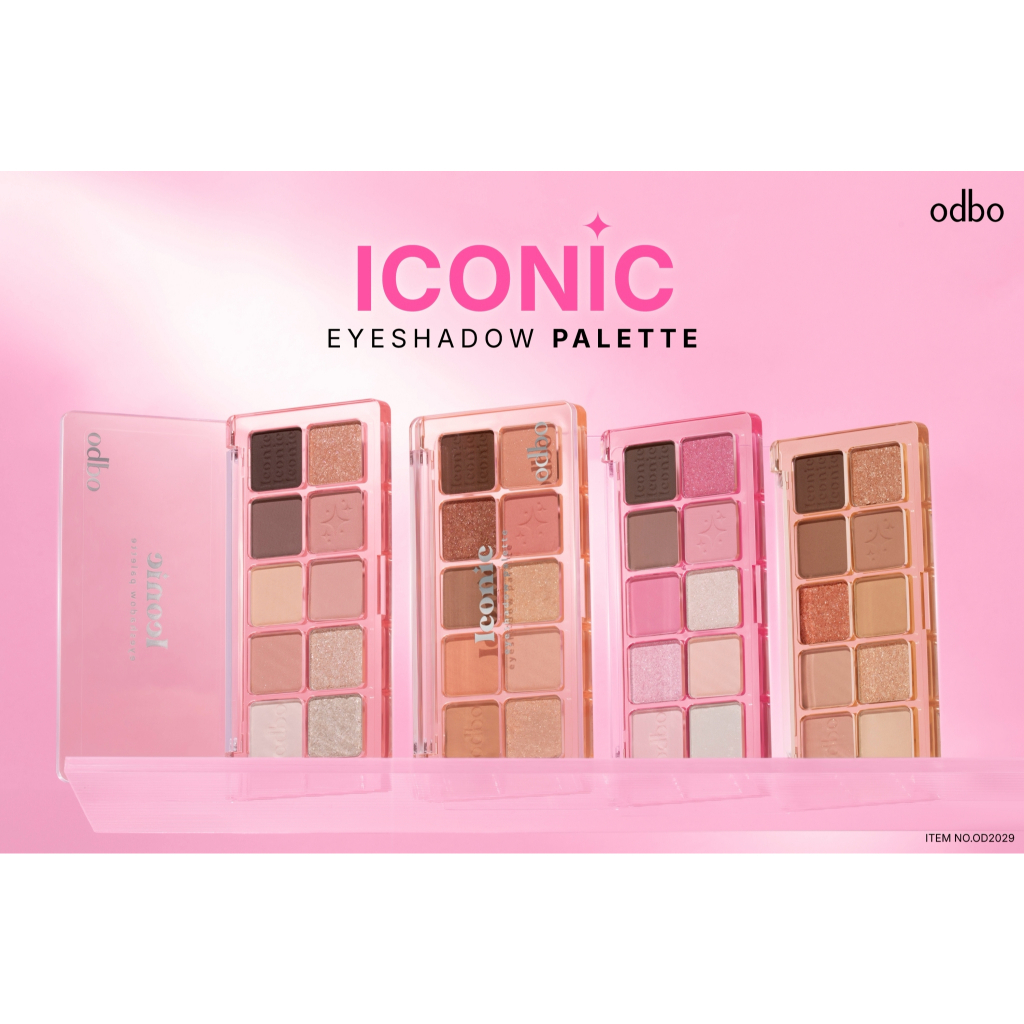 OD2029- ODBO ICONIC EYESHADOW PALETTE | Shopee Thailand