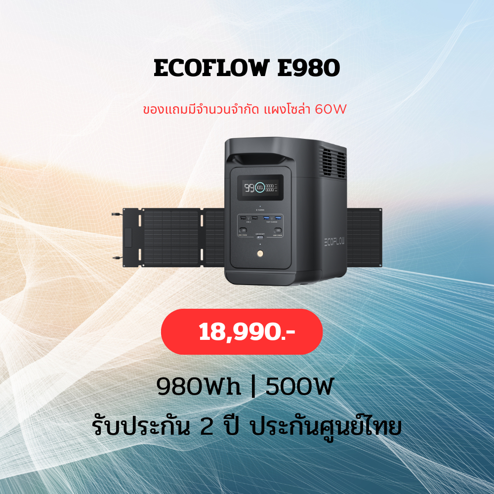 EcoFlow E980 Portable Power Station | Shopee Thailand