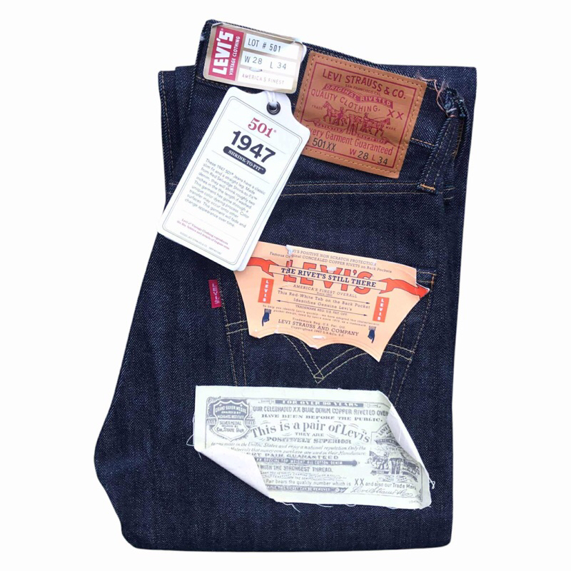 LEVI’S 501 XX BIG E LVC 1947 MADE IN TURKEY | Shopee Thailand