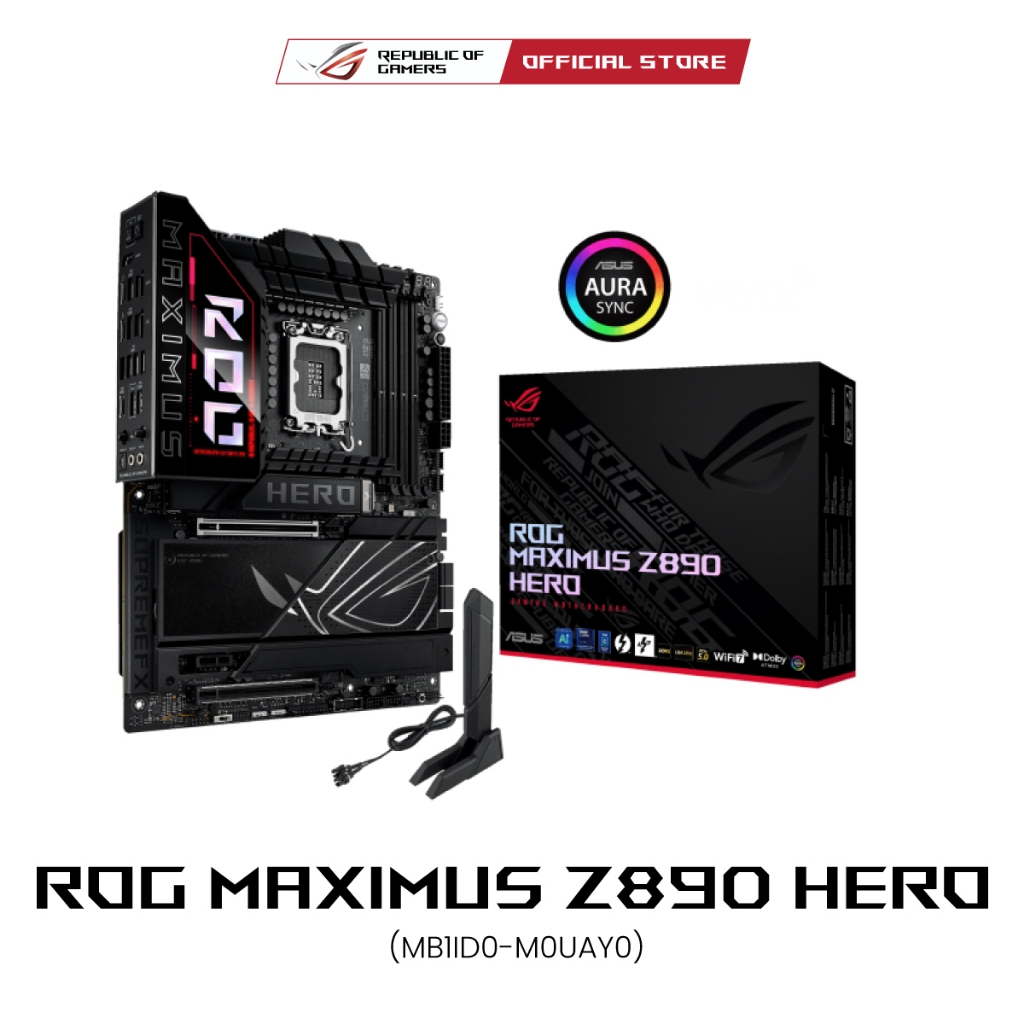 ASUS ROG MAXIMUS Z890 HERO Mainboard, Intel Core Ultra Processors ...