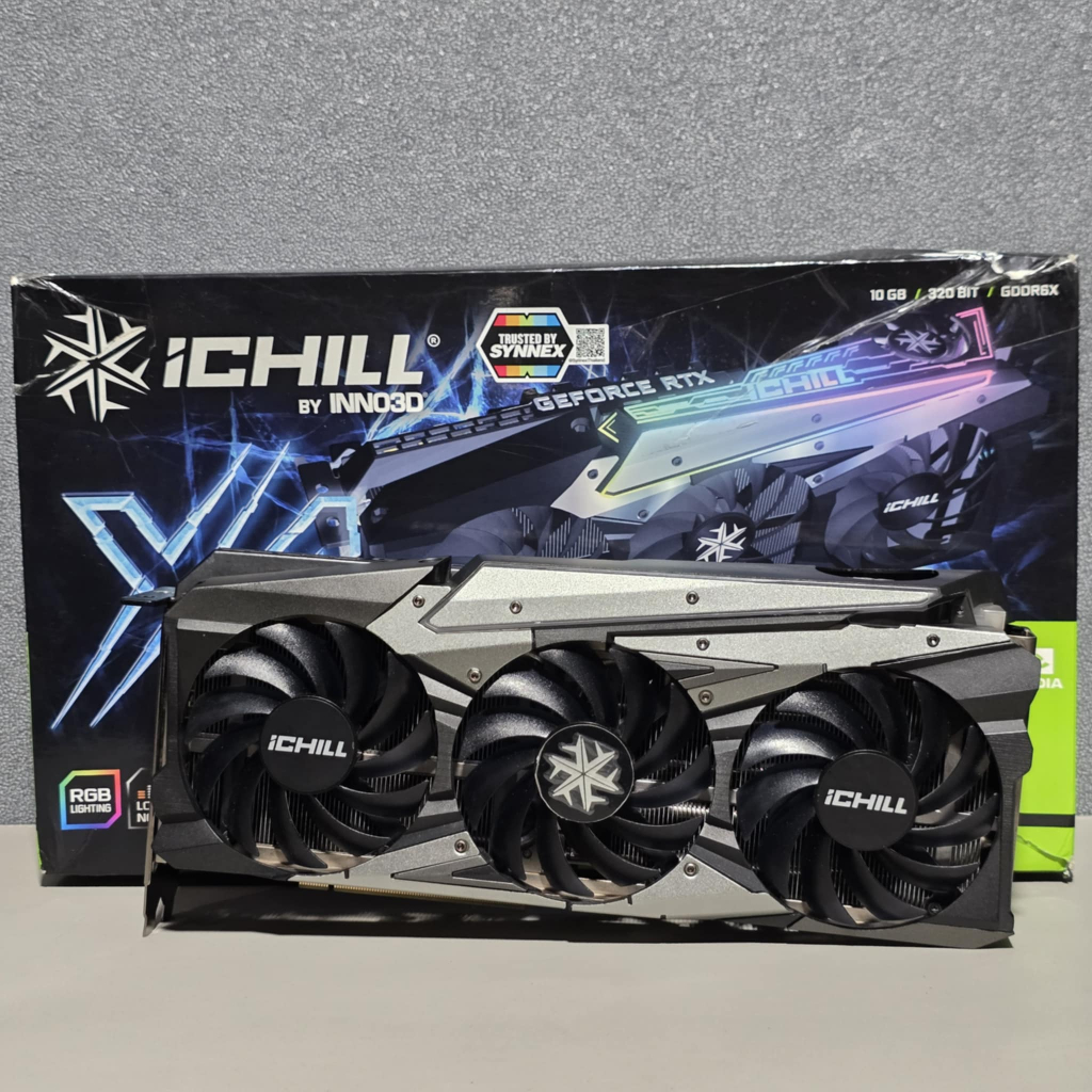 VGA (การ์ดแสดงผล) INNO3D GEFORCE RTX 3080 ICHILL X4 LHR 10GB GDDR6X ...