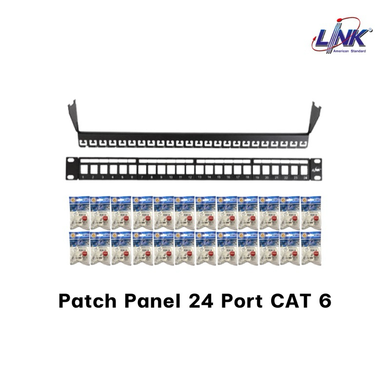 Patch panel 24 port รุ่น 3124S (อุปกรณ์ครบพร้อมใช้งาน) | Shopee Thailand