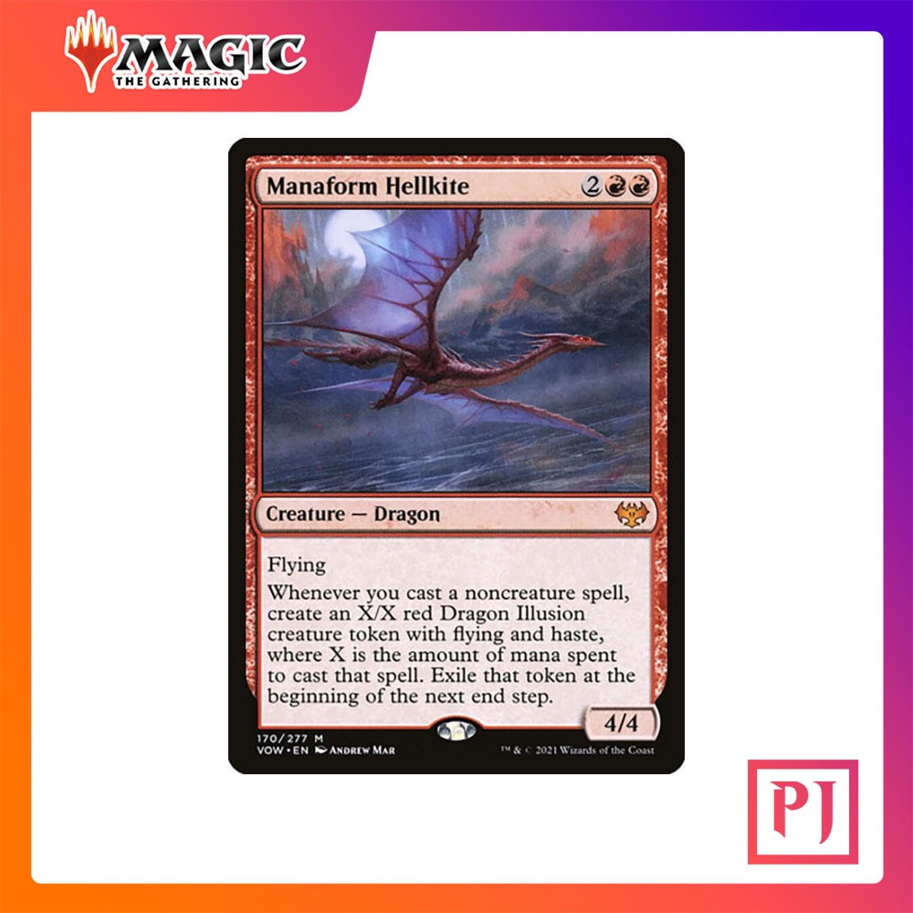 [MTG] Manaform Hellkite [TDC] [RED] [MYTHIC] [NORMAL] [ENG] (การ์ดเมจิค ...