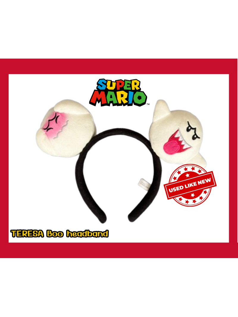 ที่คาดผม SUPER MARIO TERESA Boo headband Super Nintendo World Universal ...