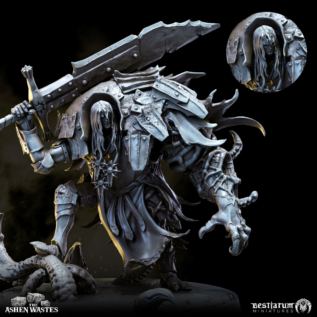 [Abominations of the Ashen] - The Exiled Penitent - โมเดลสำหรับ DnD ...