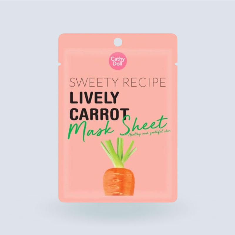 Cathy Doll Sweet Recipe Lively Carrot Mask Sheet เคที่ดอลล์ มาส์กหน้า ...