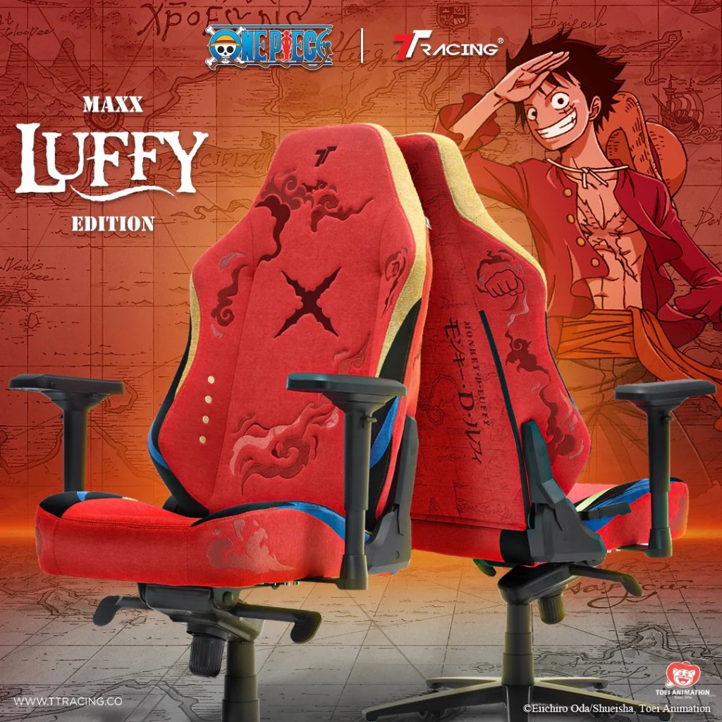 TTRacing Maxx Luffy One Piece Edition Gaming Chair เก้าอี้สำนักงาน เก้าอี้เกมมิ่ง - รับประกัน 2 ...