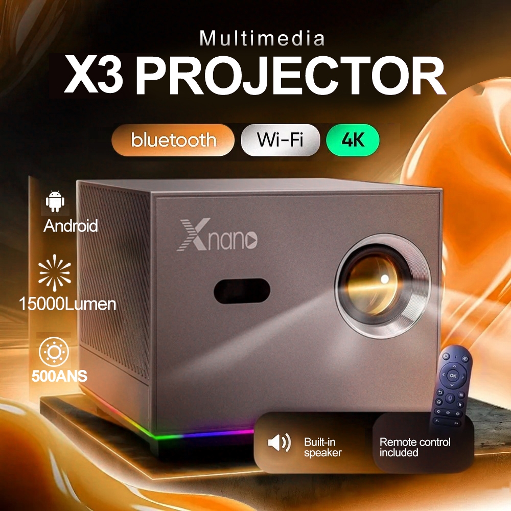 FINTEX X3 Ultra 1080P 15000Lumens Electric focus Projector โปรเจคเตอร์ ...