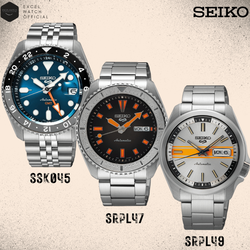 [ Excel Watch ] นาฬิกาไซโก SEIKO 5 Sports Vintage Car รุ่น SSK045 ...