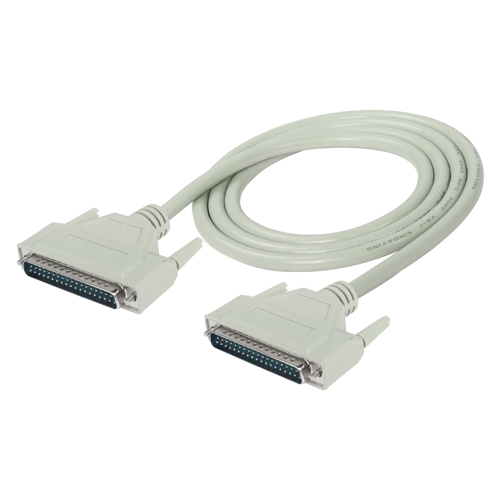 สาย DB37 M/M 37Pin Extension Cable Serial D-SUB 37 Pin Male /Male ...
