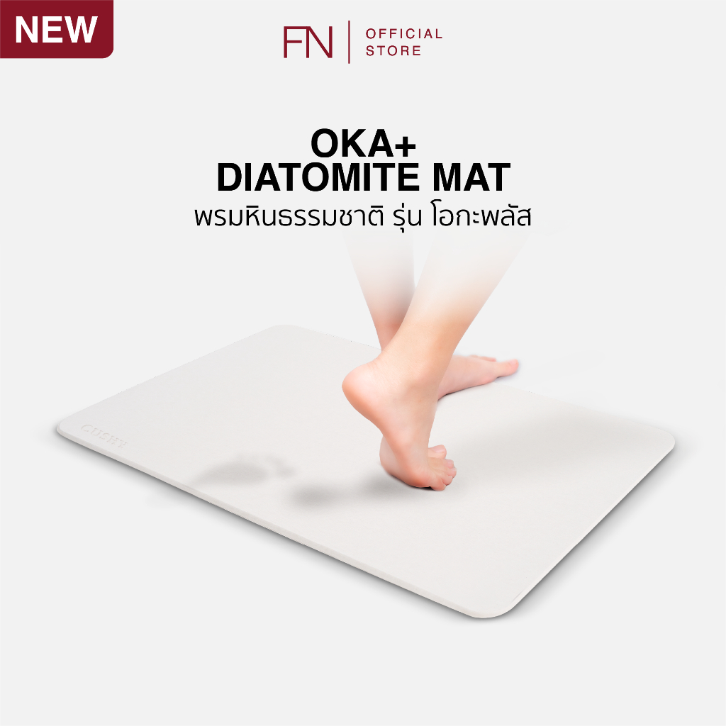 พรมหินแห้งเร็ว พรมเช็ดเท้า พรมหินเช็ดเท้า รุ่น โอกะ พลัส DIATOMITE OKA ...