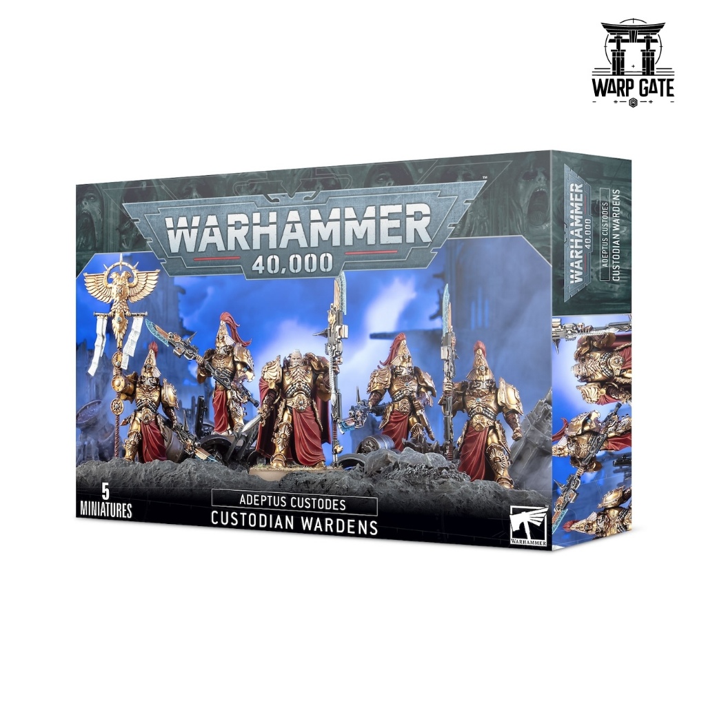WARHAMMER 40K: ADEPTUS CUSTODES: CUSTODIAN WARDENS วอร์แฮมเมอร์ สี่ ...