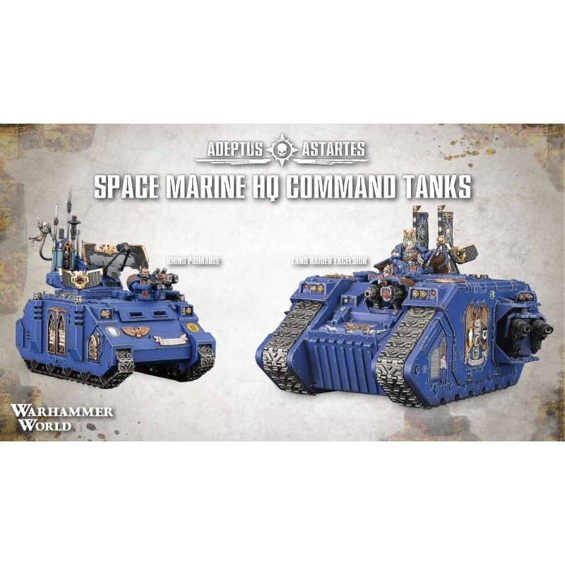 pre-order Warhammer 40k: Space Marines: Ultramarine: Space Marine HQ ...
