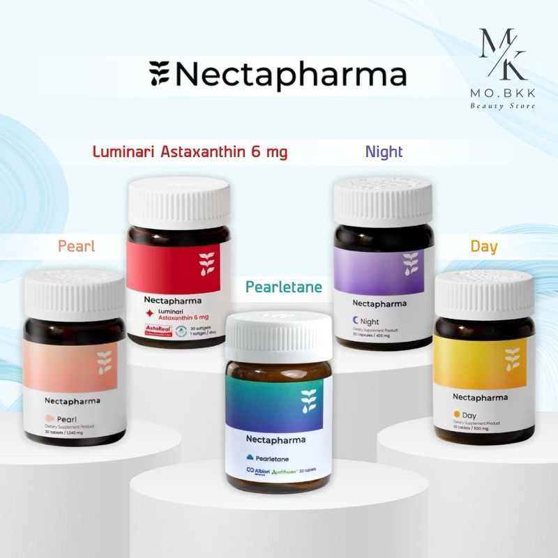 (พร้อมส่ง) Nectapharma Luminari Astaxanthin 6mg / Day / Night / Pearl ...