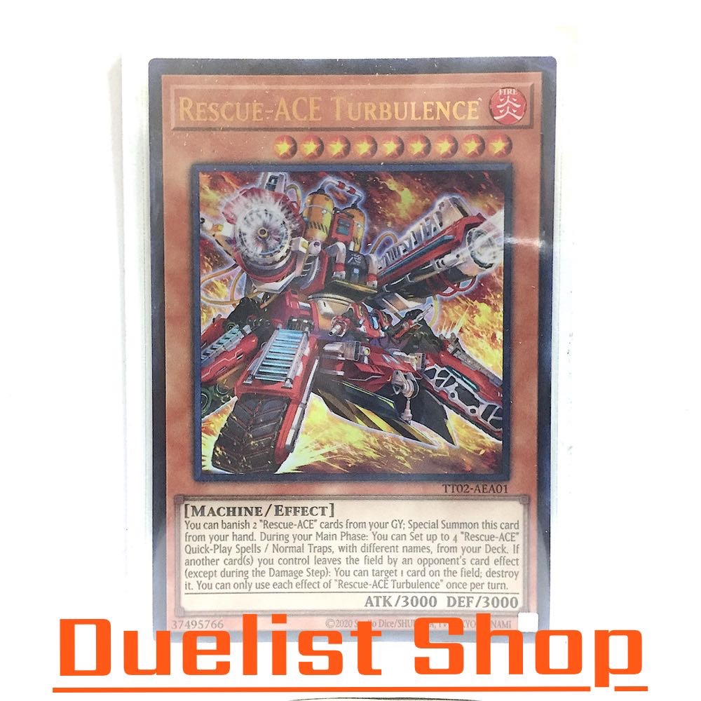 Rescue-ACE Turbulence (UR) Monster Fire Level9 [ Machine/Effect] ชุด TT02-AEA01 การ์ดยูกิโอ (Yu ...