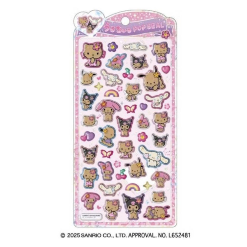 สติ๊กเกอร์ sario สติกเกอร์ดิสนีย์ Bonbon Drop Seal x Sanrio Stickers ...