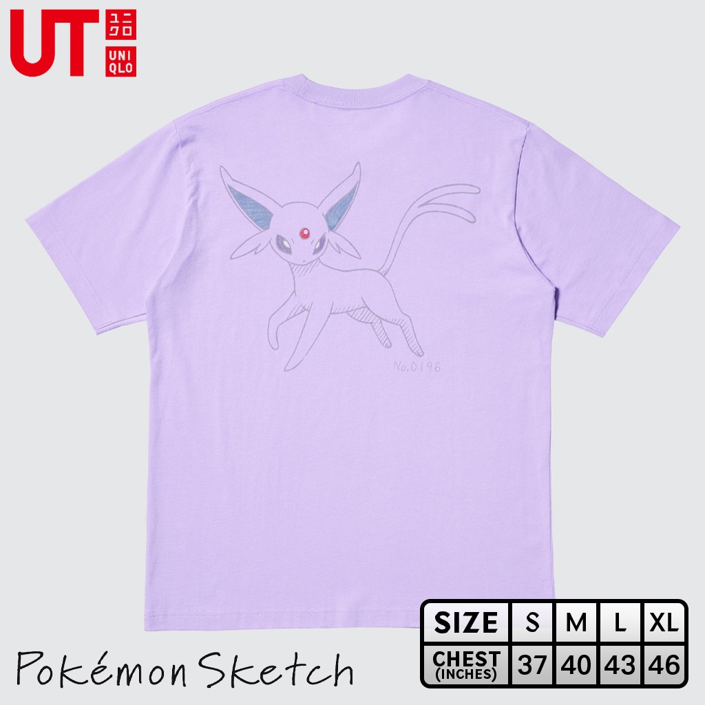 เสื้อยืด Uniqlo UT - Pokémon Sketch 0671 | Shopee Thailand